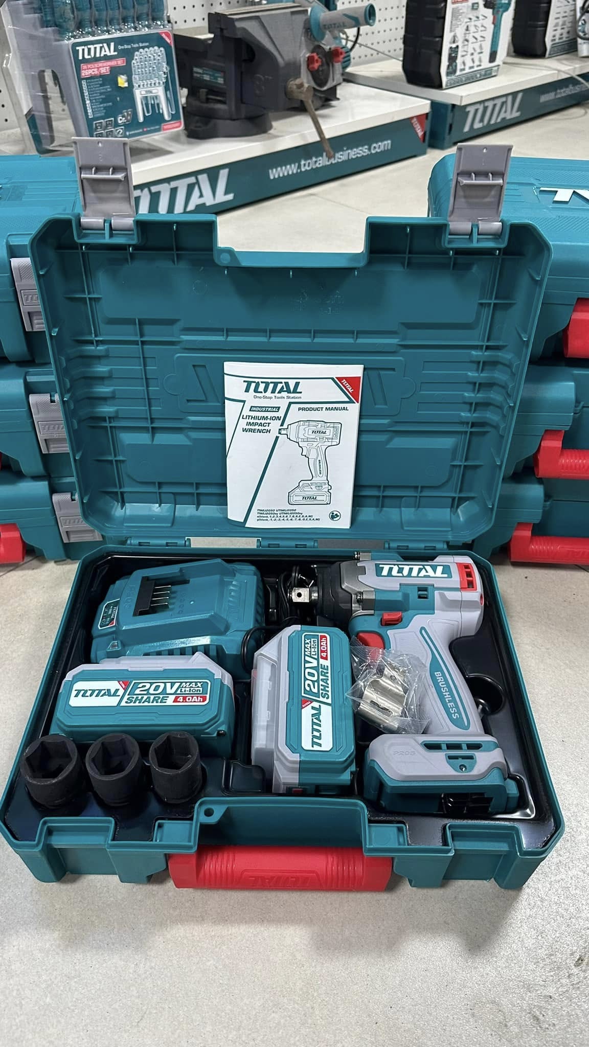 LLAVE DE IMPACTO / PISTOLA DE IMPACTO 500Nm 20V SIN ESCOBILLAS 1/2 ...