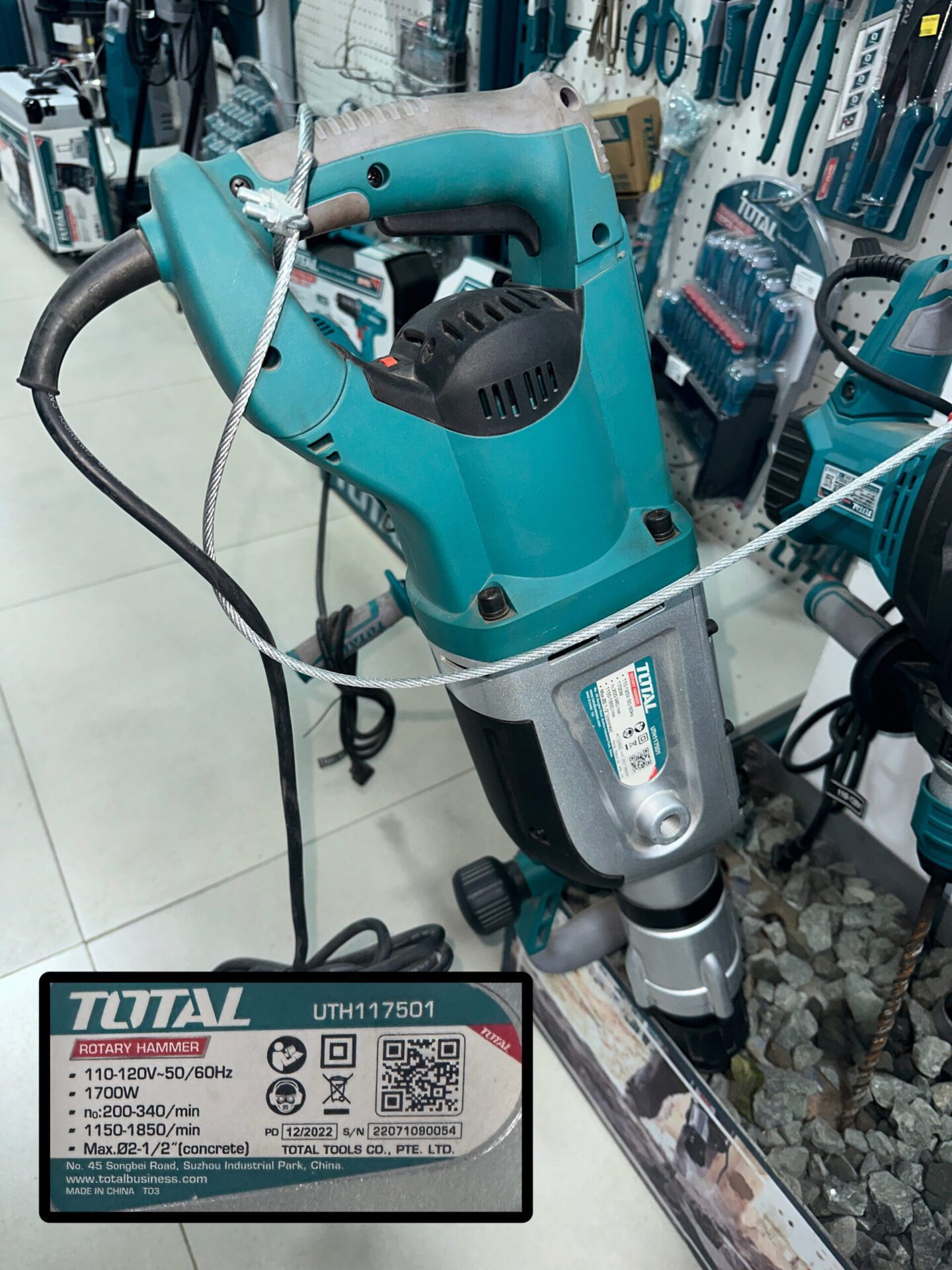 ROTOMARTILLO SDS MAX 1700W 27 JOULES TOTAL UTH117501_13242 – Equipos360